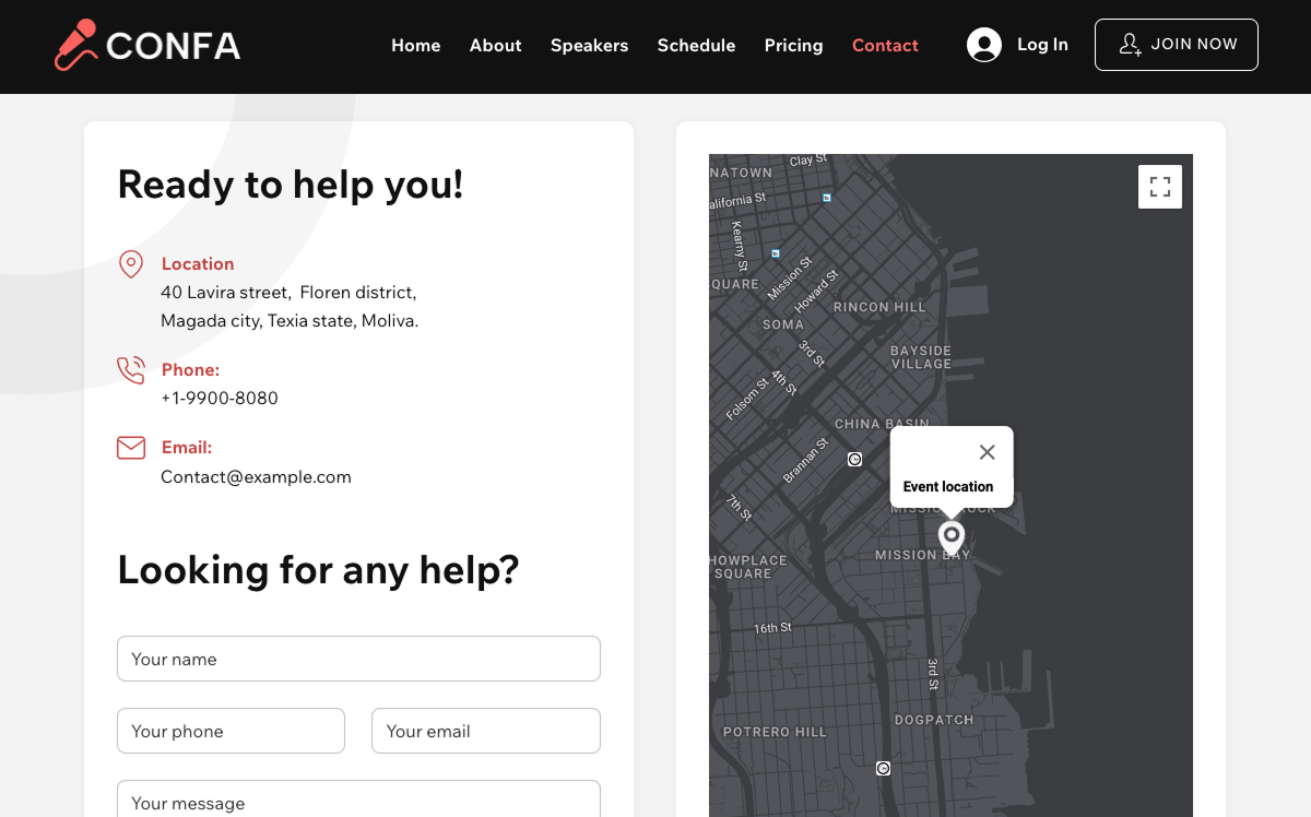 Confa | Wix Marketplace | Wix.com